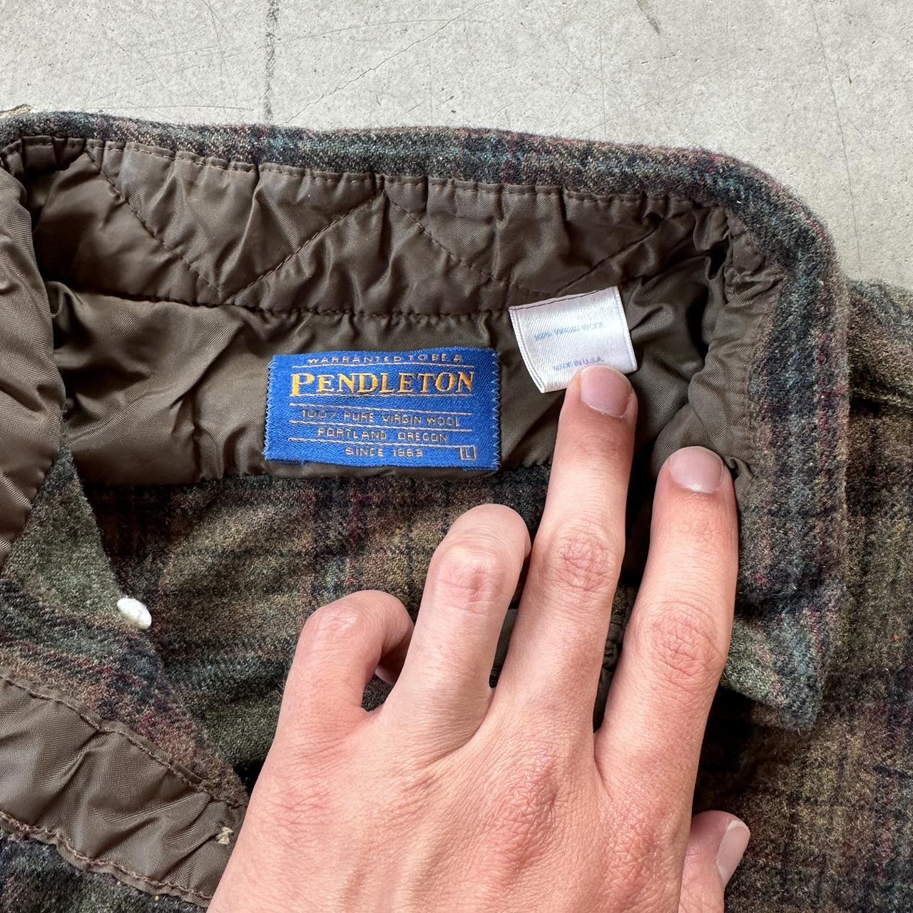 Made in USA Pendleton Flannel Size: L Flannel is in... - Depop