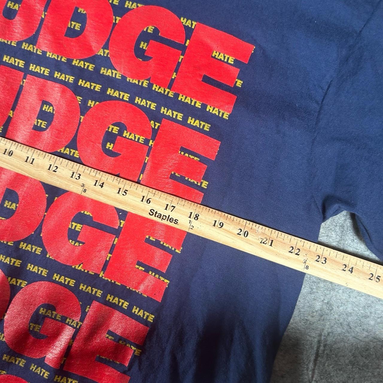 Vintage Fudge Tunnel Shirt Mens XL Navy Blue 90s... | Depop