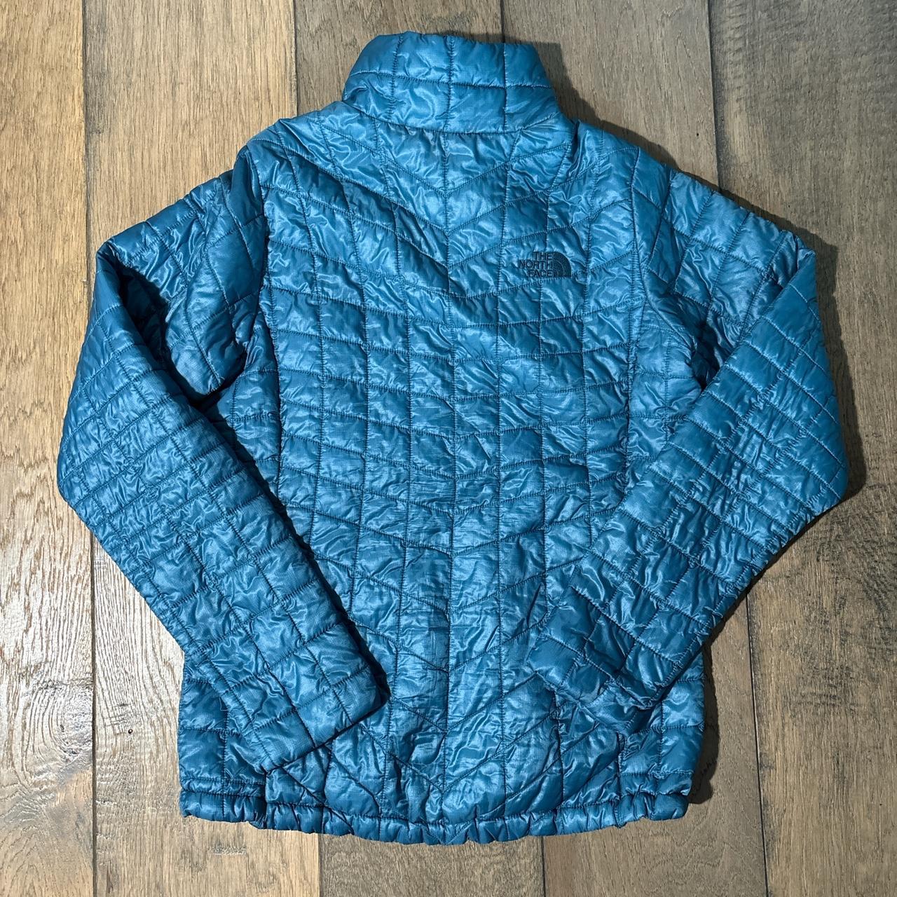 Blue north face puffer. Size small #northface... - Depop