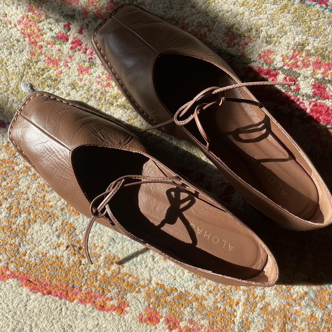 Women's Brown Ballet-shoes | Depop