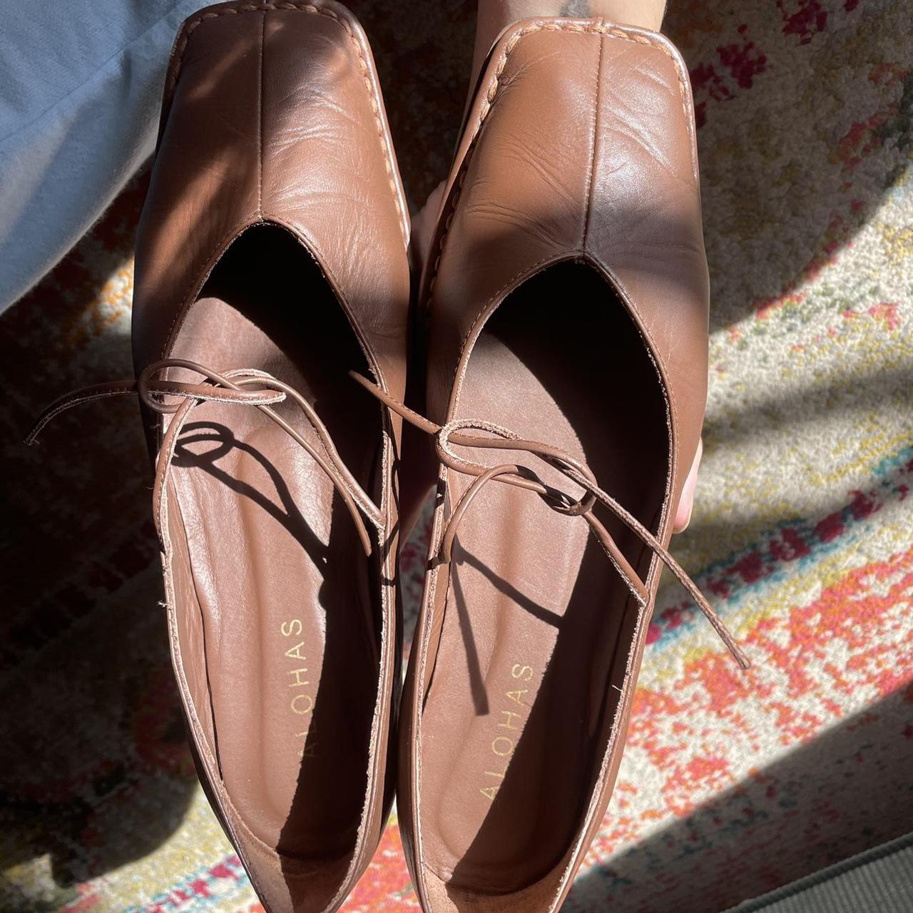 Women's Brown Ballet-shoes | Depop