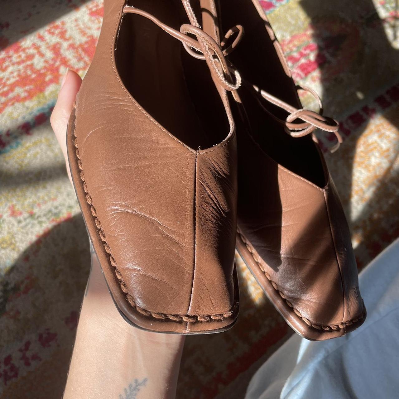 Women's Brown Ballet-shoes | Depop