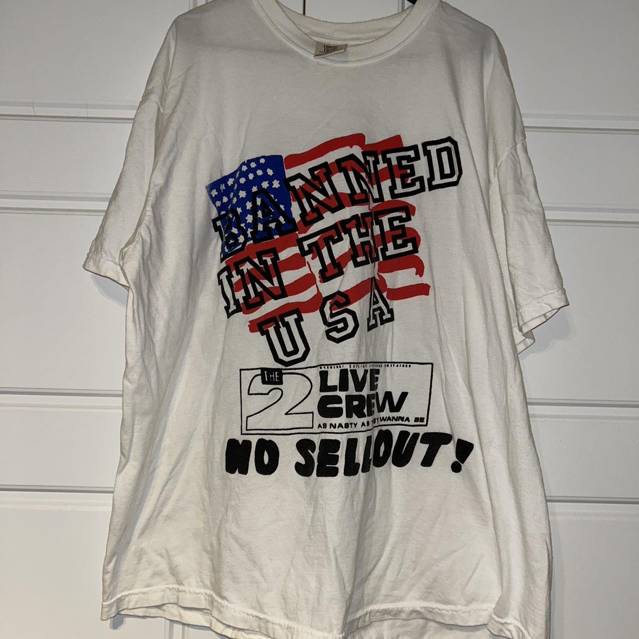 XXL 2 Live Crew American flag t-shirt. Printed on... - Depop