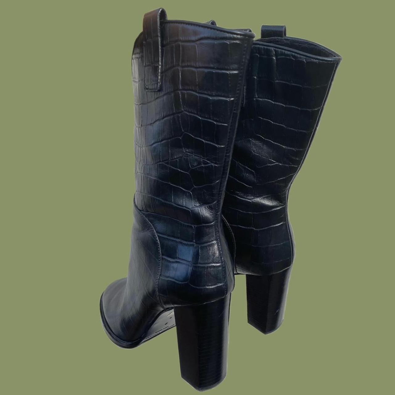 Sigerson Morrison Elisa mid calf platform boots... - Depop