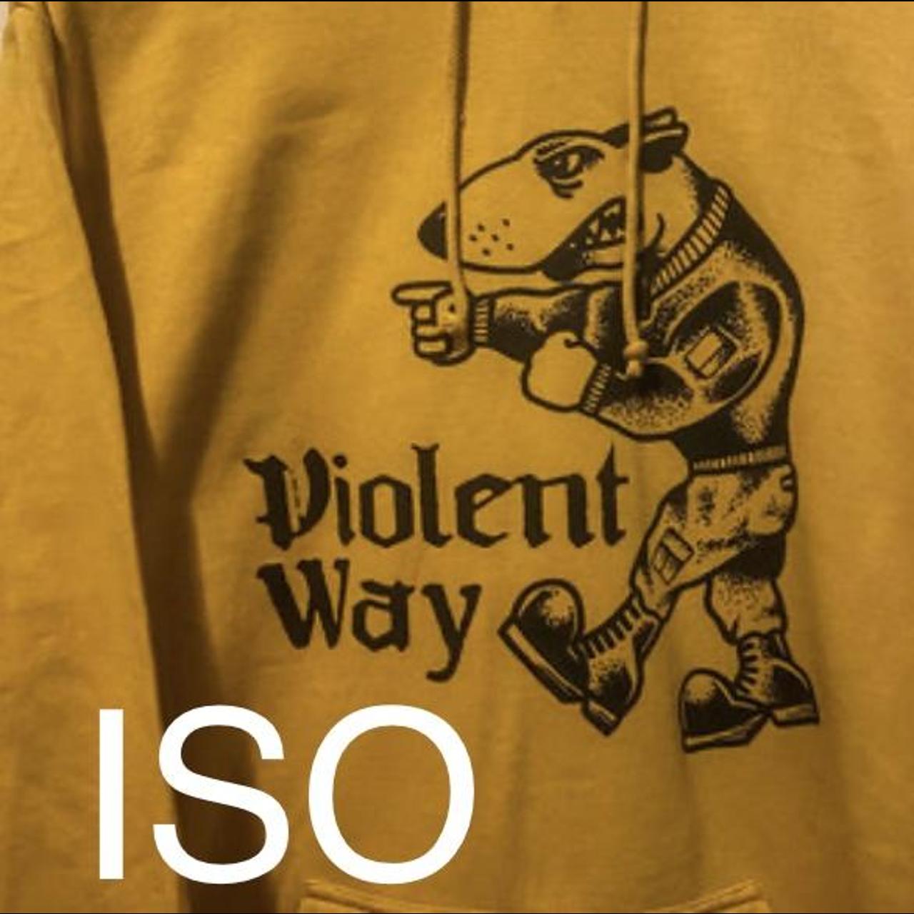 ISO ANY VIOLENT WAY MERCH WITH THIS DESIGN SIZE... - Depop