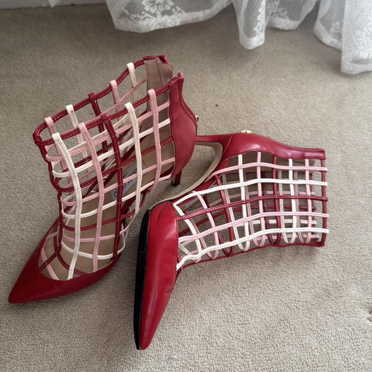 Jimmy Choo Red Heels Size 37 #jimmychoo #redheels - Depop