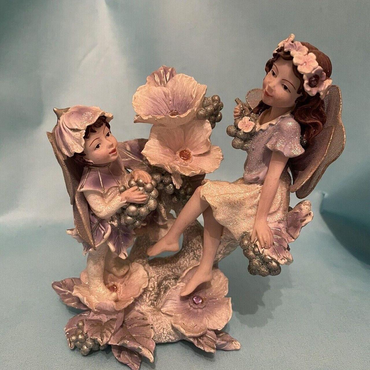 Rare Vintage Regency Fine Arts sculpture fairy... - Depop