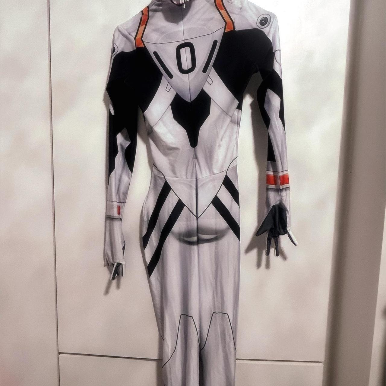 rei ayanami plug suit cosplay size small lightly... - Depop
