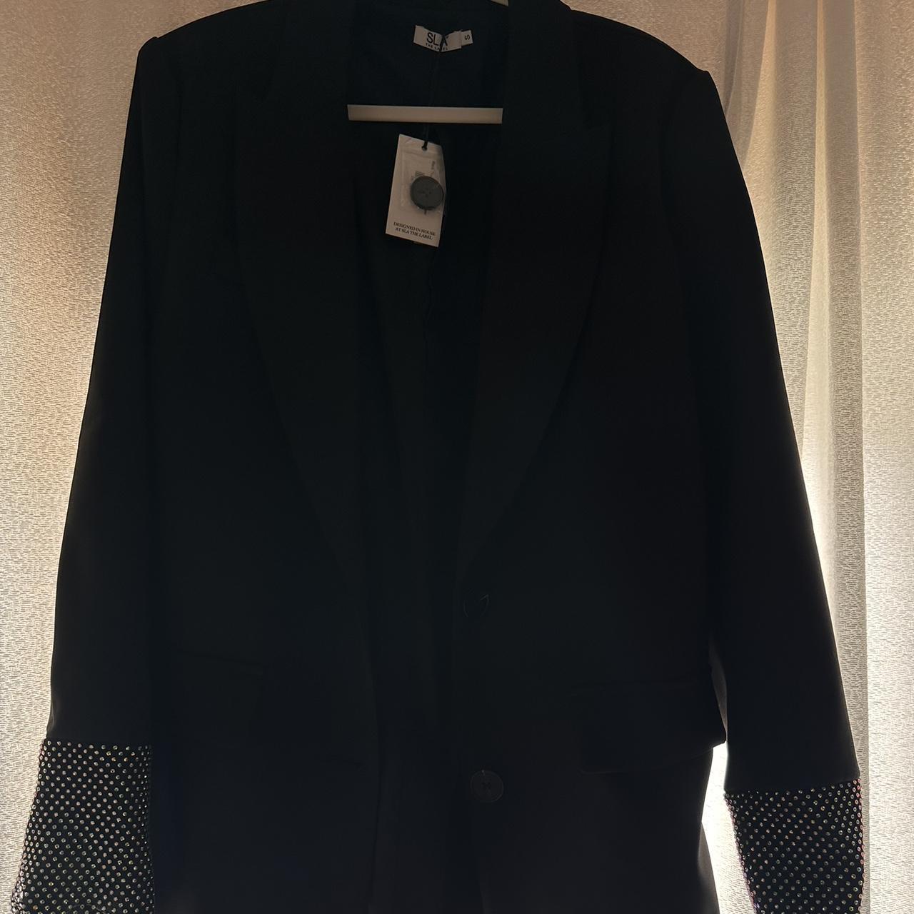 SLA THE LABEL THEA IRIDESCENT DIAMANTÉ CUFF... - Depop