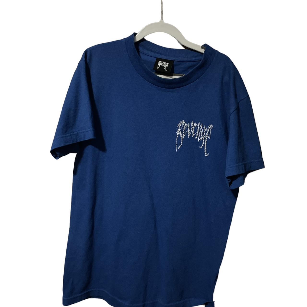 Blue Revenge x playboy tee size small #emo #revenge... - Depop