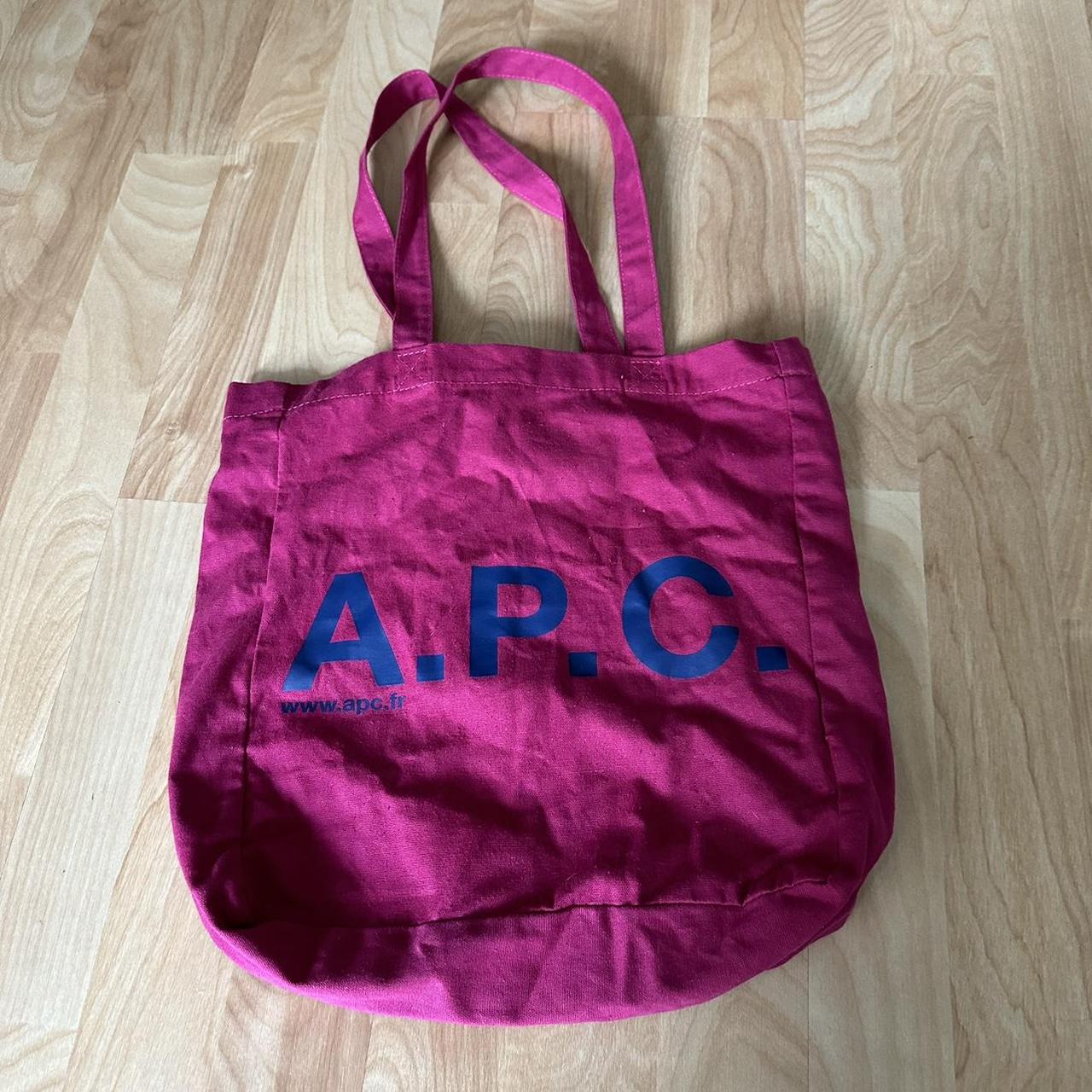 APC pink tote bag - Depop