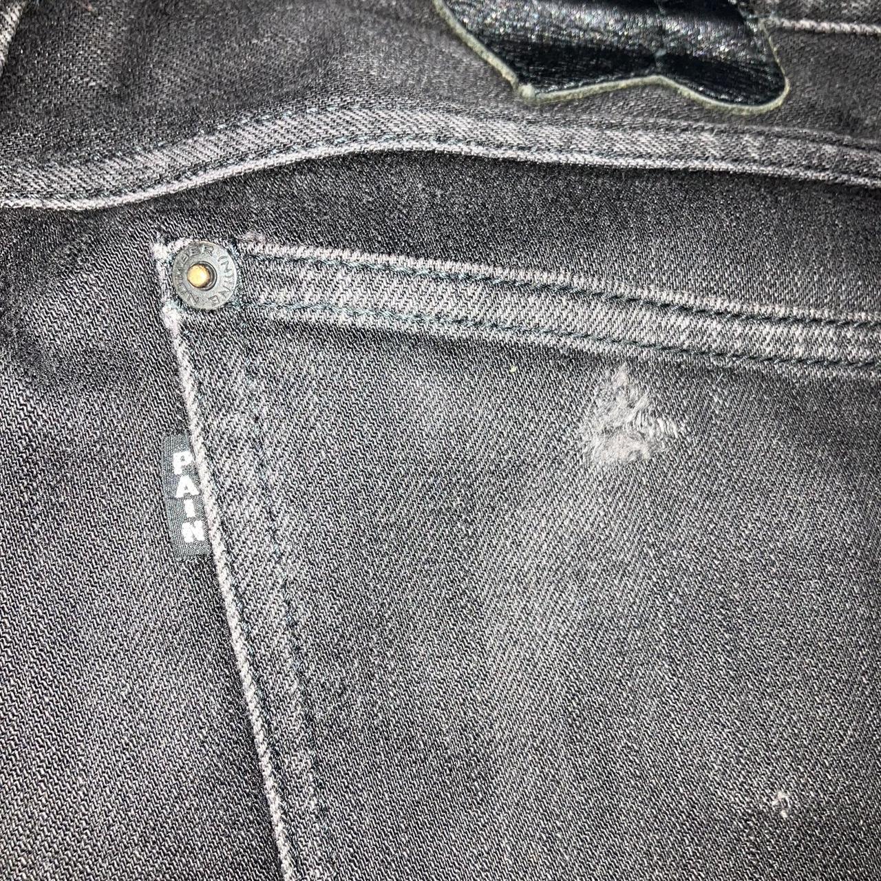 Number (N)ine Men's Black and Grey Jeans | Depop