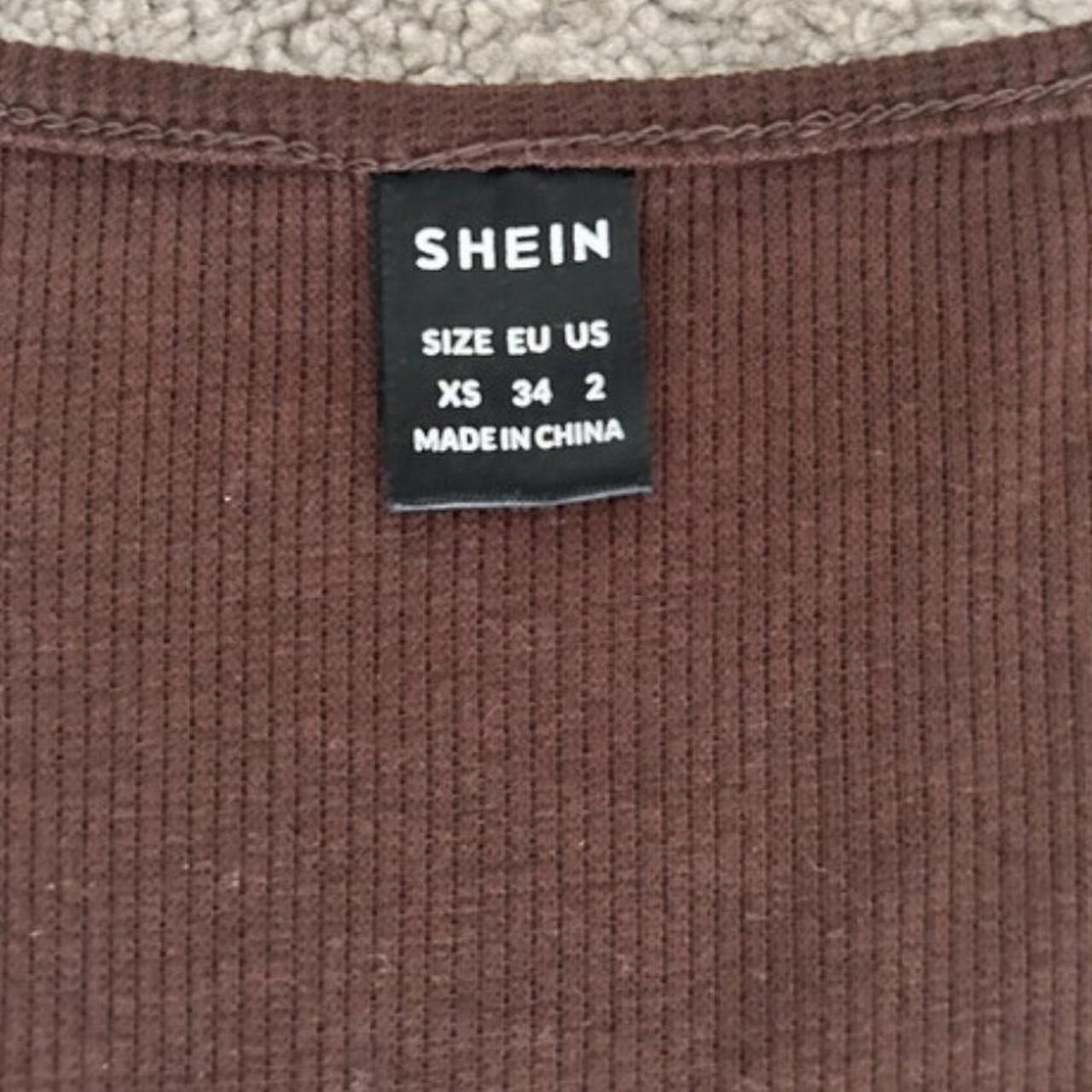 SHEIN brown dress with slit. - Depop