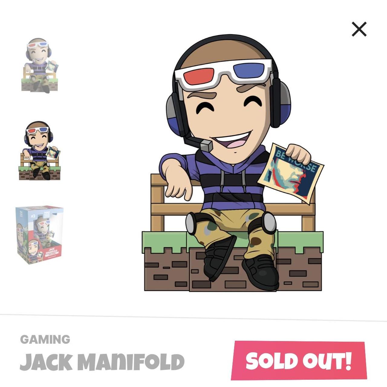 Streamer Jack Manifold YouTooz collectible vinyl... - Depop