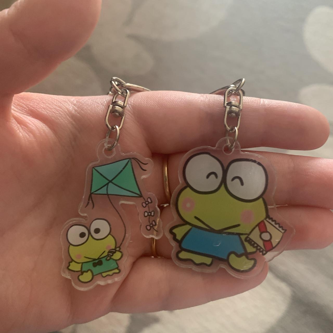 X2 keroppi keychains Price is for both So cute and... - Depop