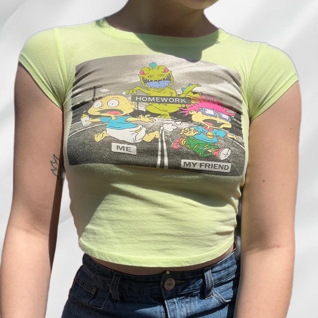 Nickelodeon Rug Rats Meme Top size xs in kids or... - Depop