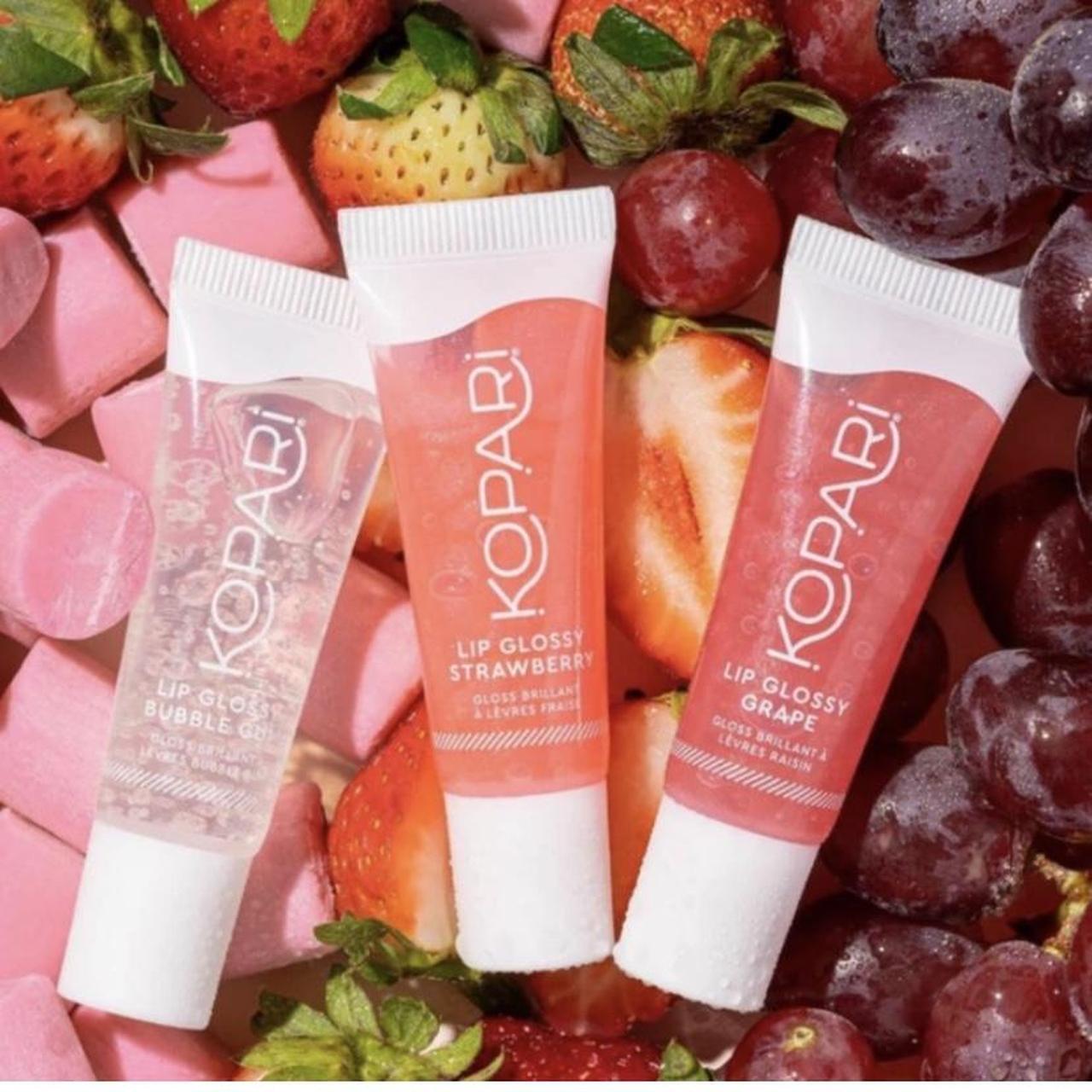 Kopari Bubblegum Lipgloss set trio Kit BRAND NEW IN... - Depop
