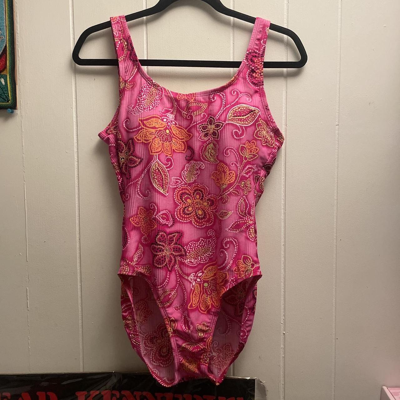 Vintage Catalina’s one rice bathing suit Floral... - Depop