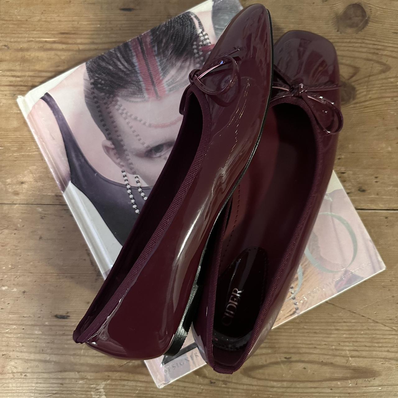 Cider deep red ballet flats. Never worn, nothing... - Depop