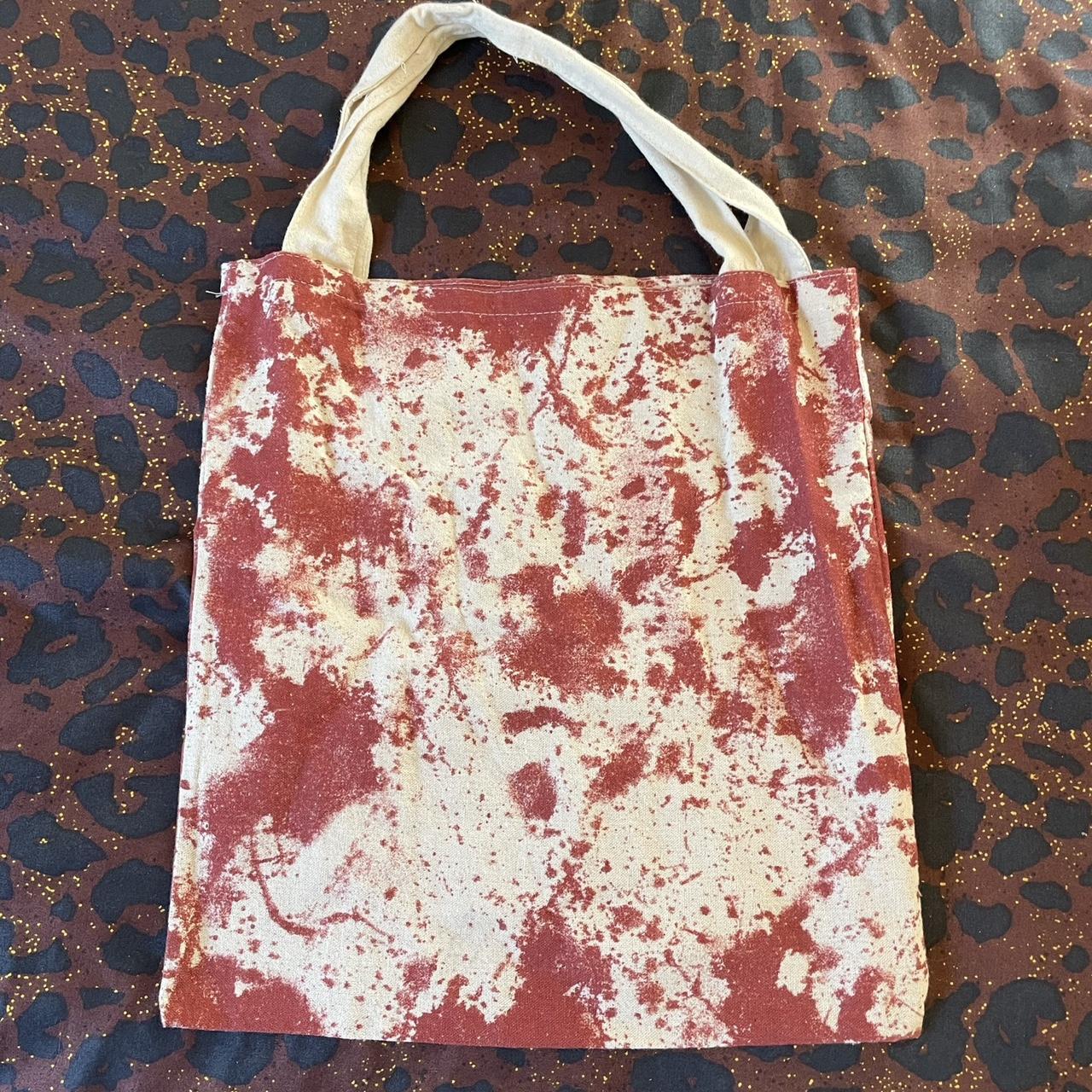 small bloody tote bag! perf for Halloween!! - Depop