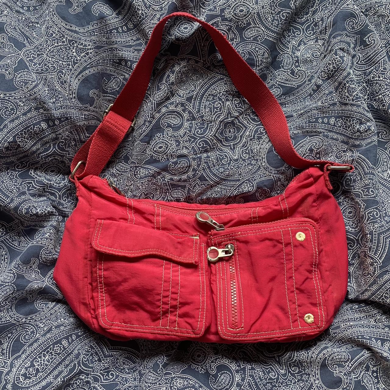 Red Fossil Shoulder Bag such a cute colour, lots of... - Depop