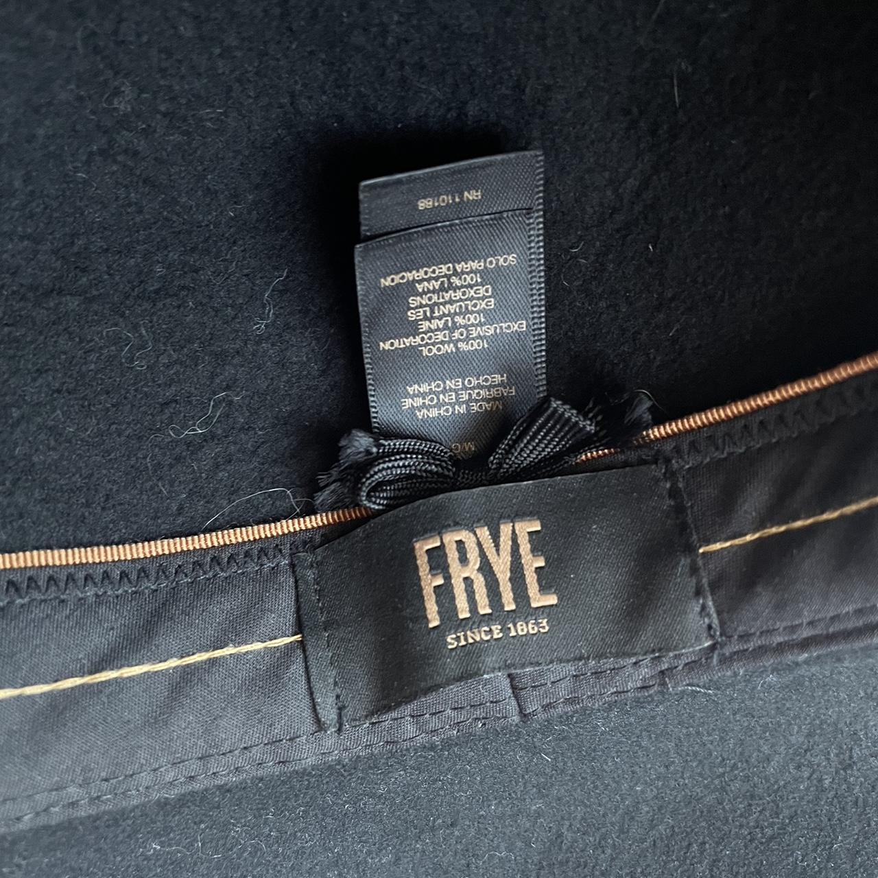 wool, sun faded, brimmed FRYE hat - Depop