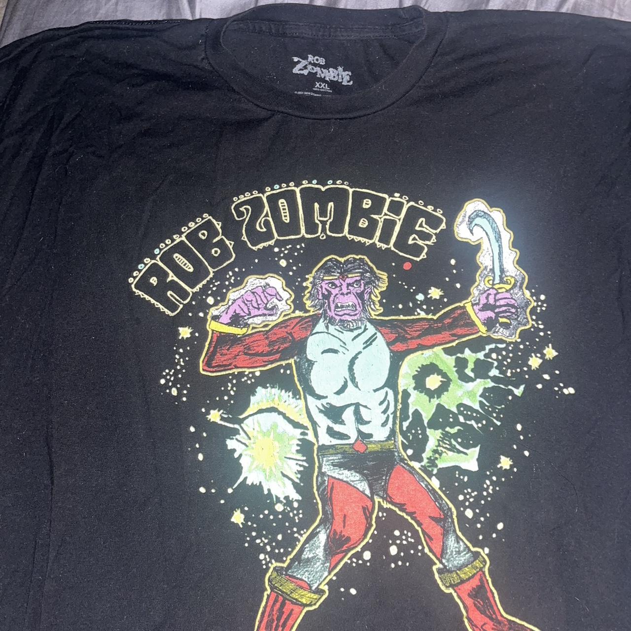 Rob zombie xxl shirt officially licensed - Depop