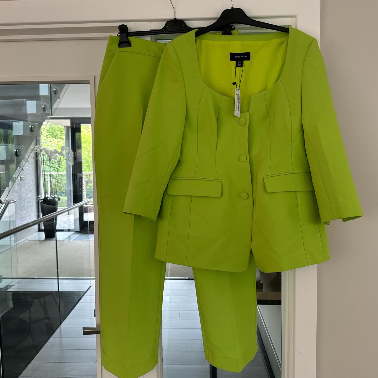 Karen Millen trouser suit Never worn with labels... - Depop