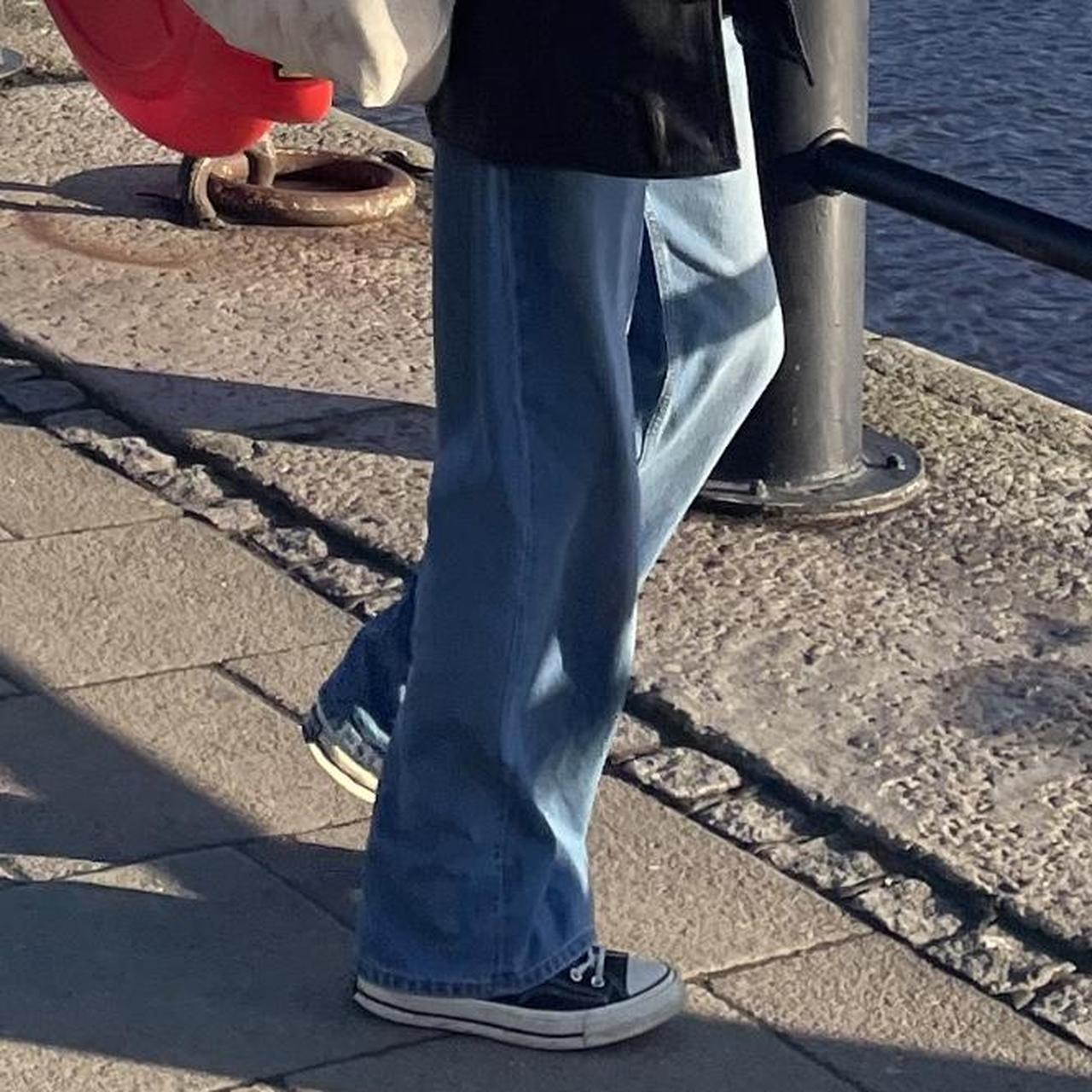 Weekday ‘Beyond’ wide leg jeans In excellent... - Depop