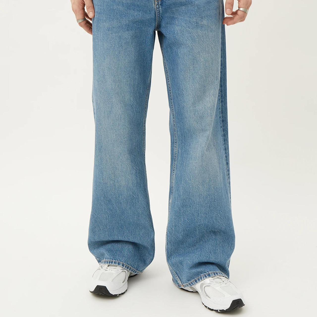 Weekday ‘Beyond’ wide leg jeans In excellent... - Depop