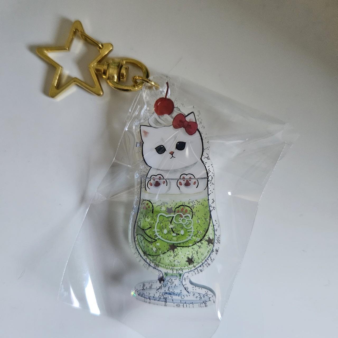 mofusand x sanrio - hello kitty parfait keychain... - Depop