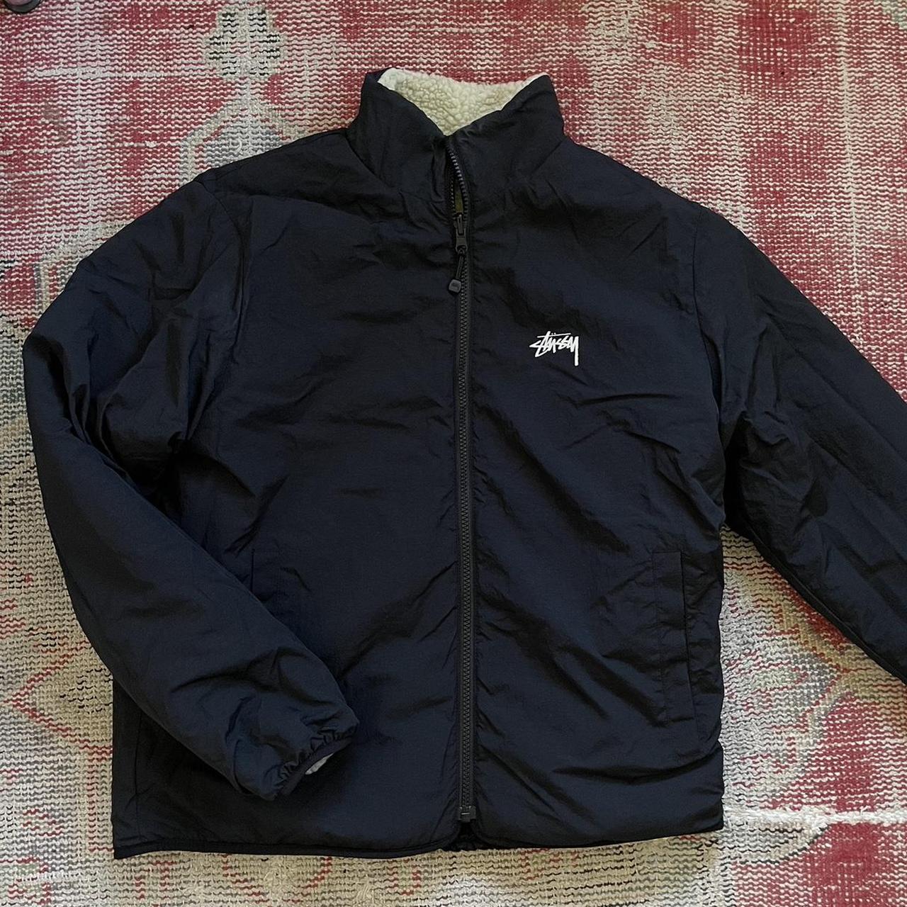 Stussy 8-ball fleece Reversible (photos show both... - Depop