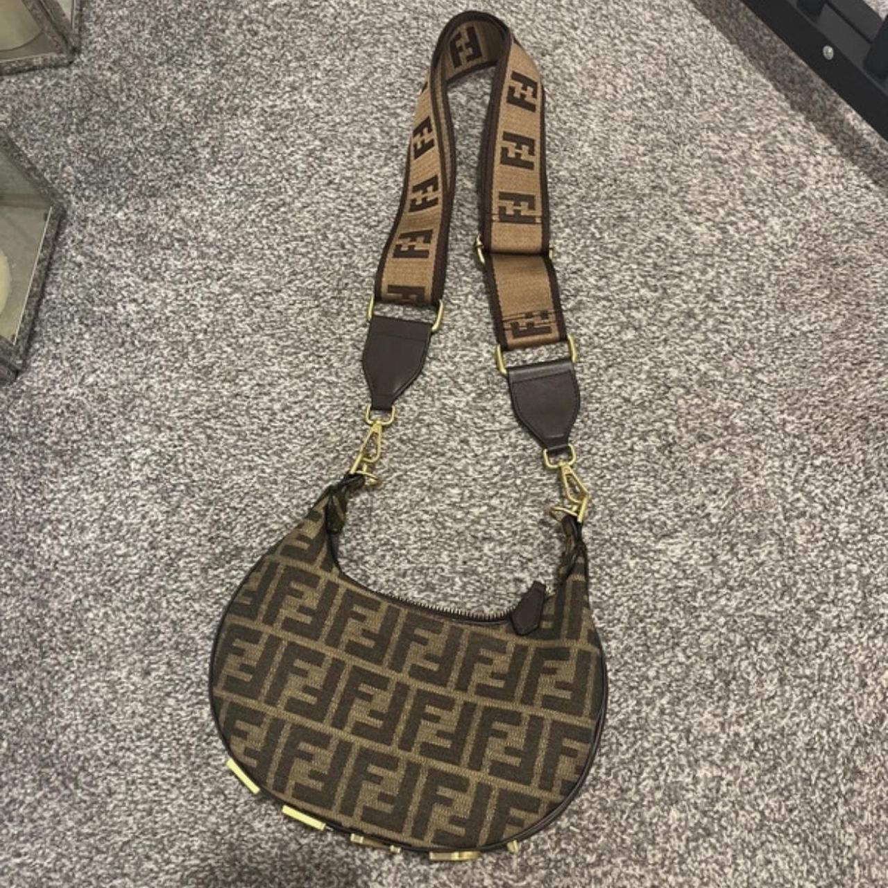 FF bag comes with shorter shoulder leather strap and... - Depop