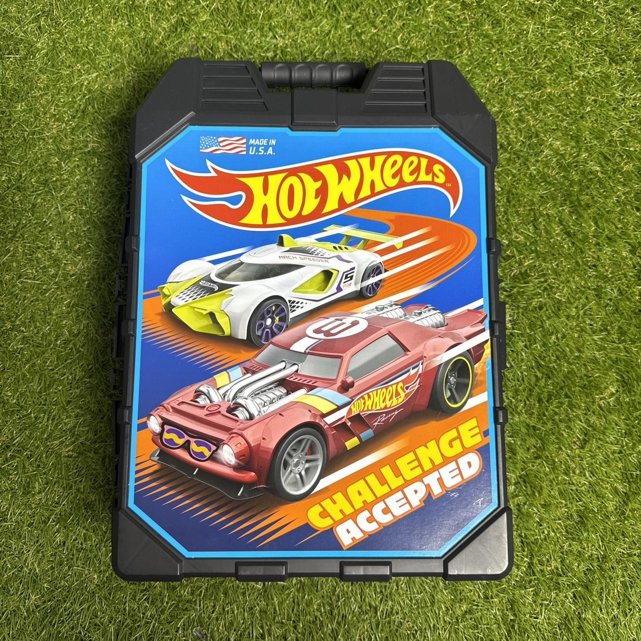 Hot Wheels Car Holder Case (48) cars - Depop