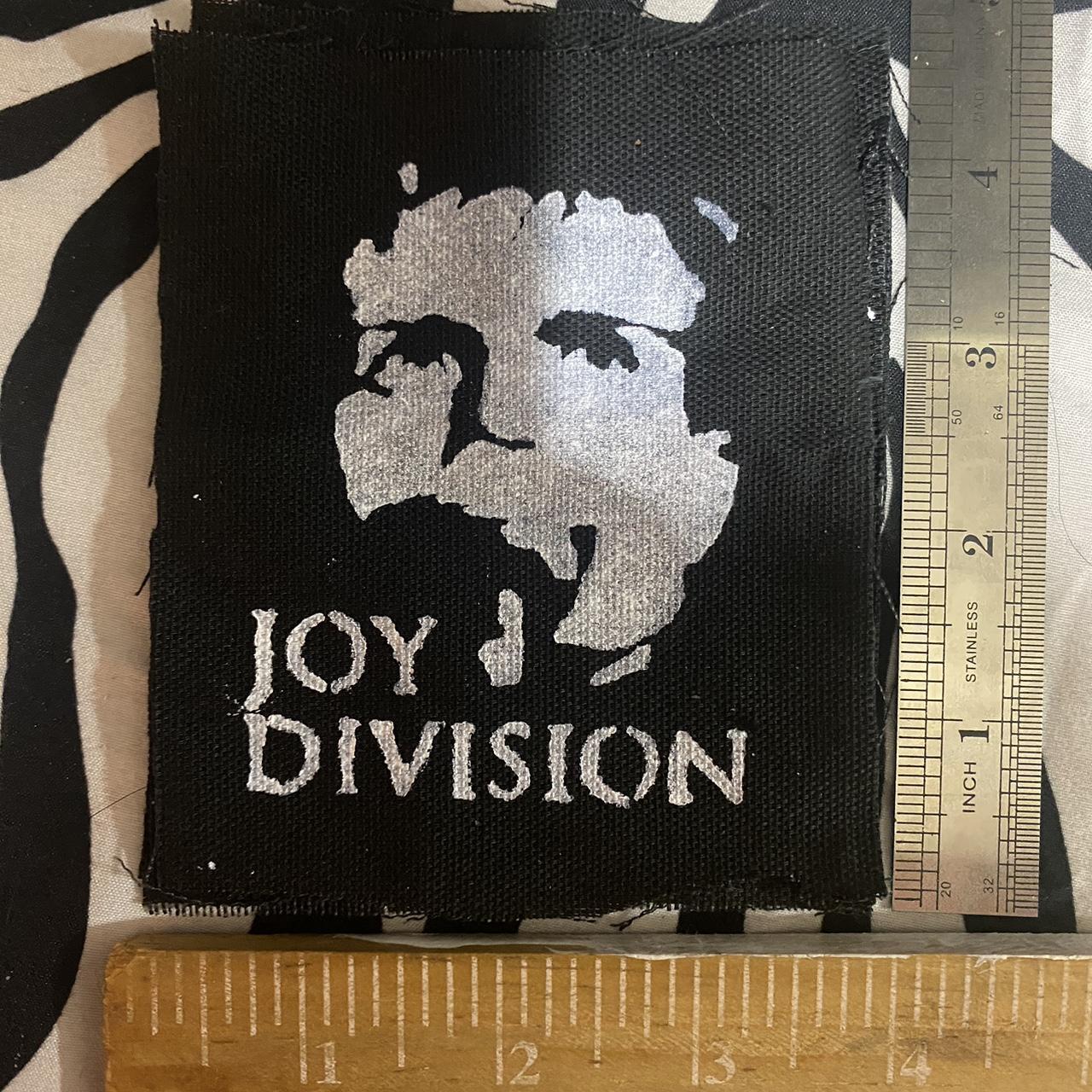 Joy Division black and white patch #punk #goth - Depop