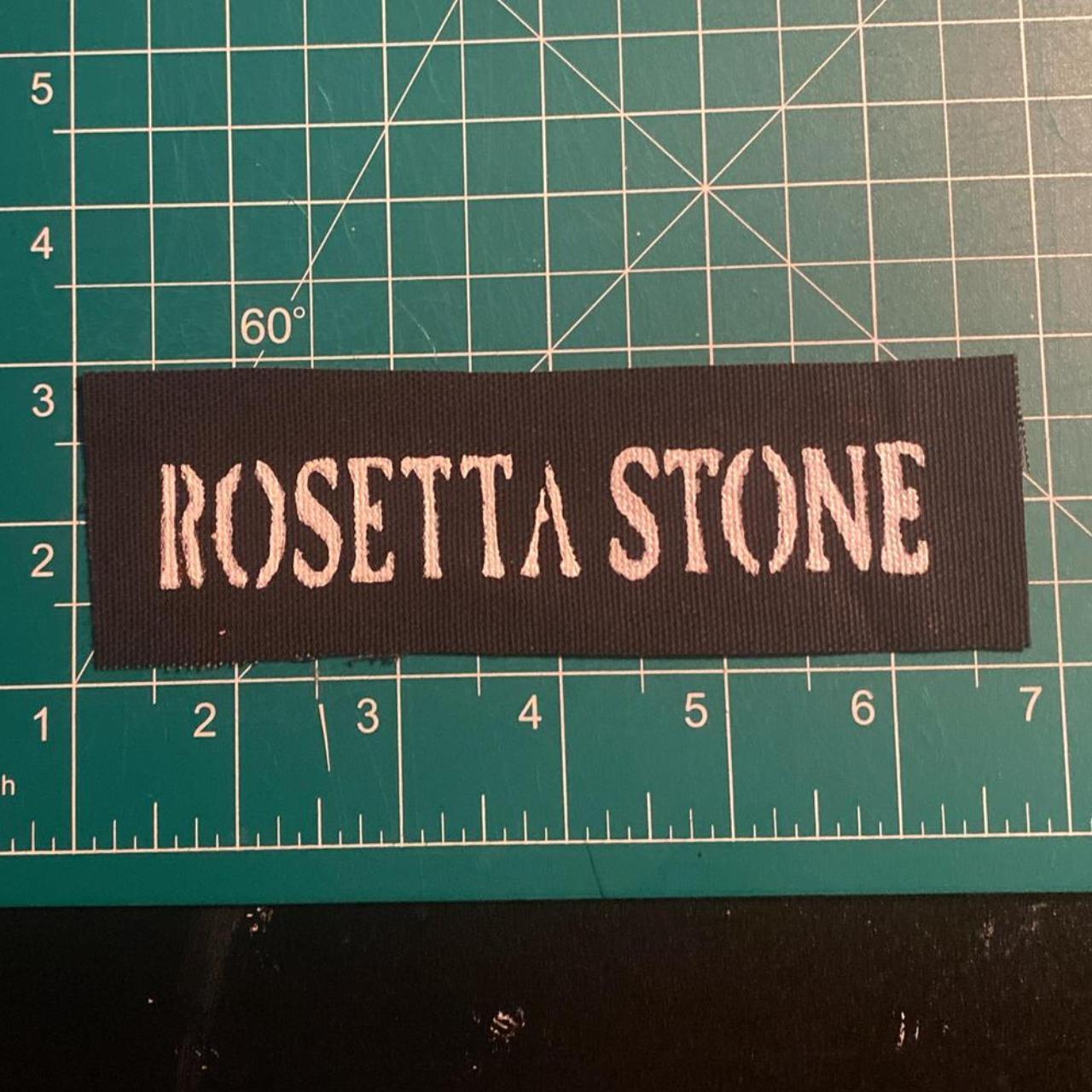 black and white rosetta stone patch 🦇 please read... - Depop