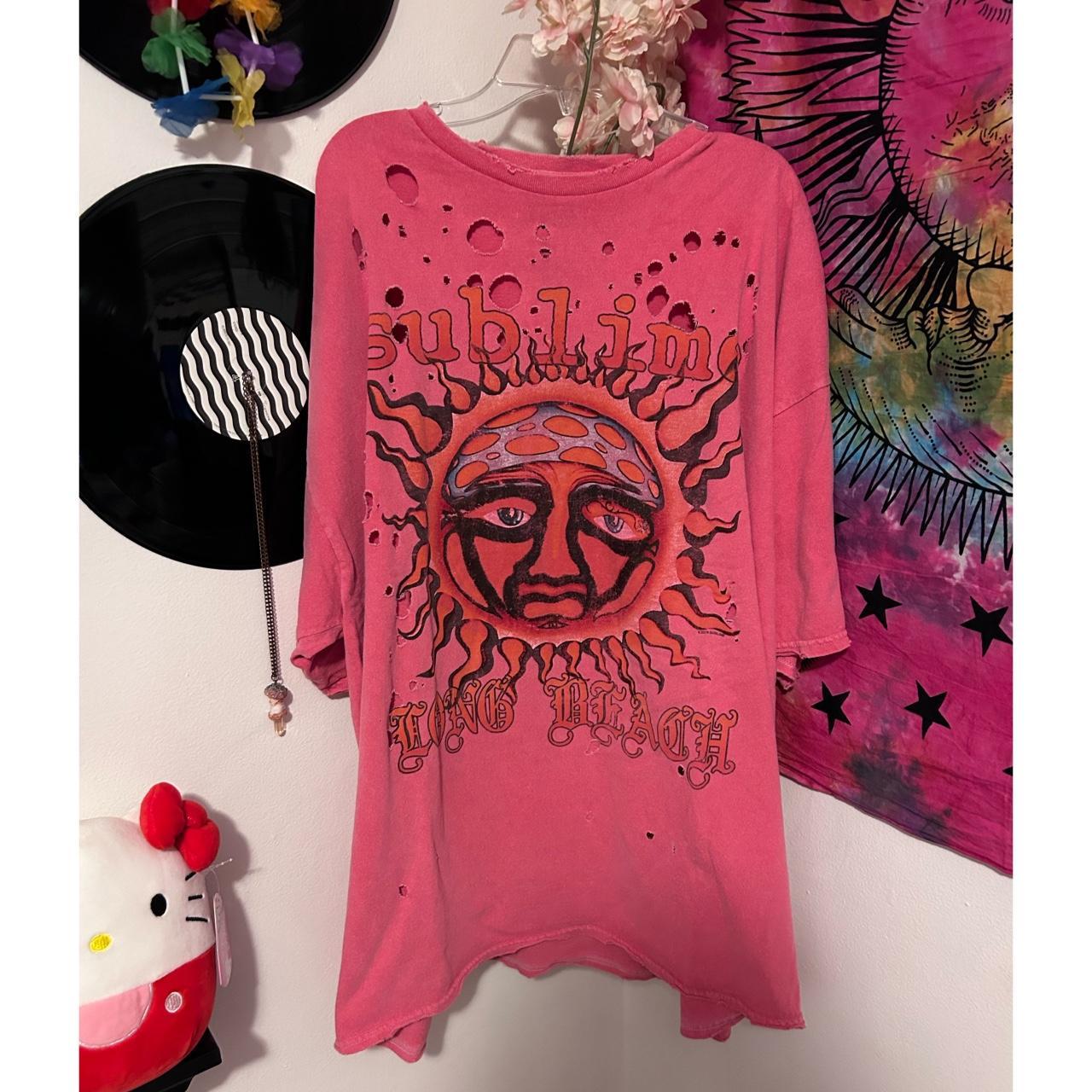 Urban Outfitters Sublime distressed graphic t-shirt... - Depop