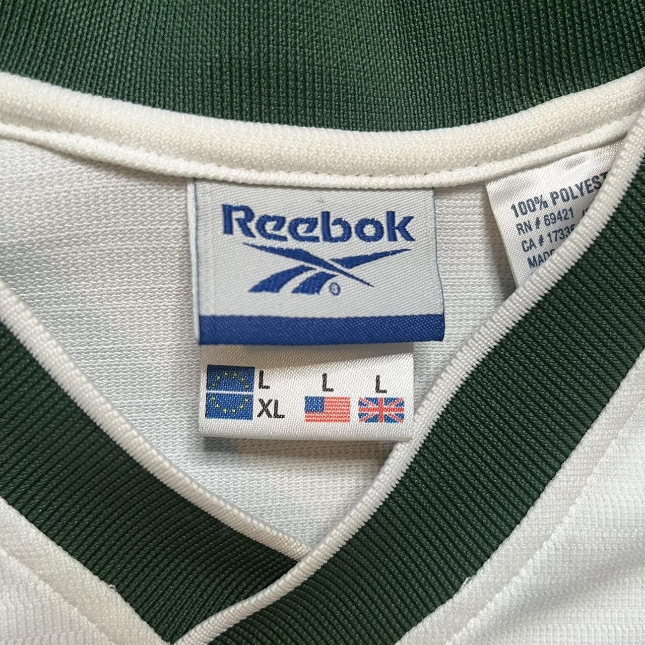Vintage 90’s Reebok Soccer tee - Size Large -... - Depop