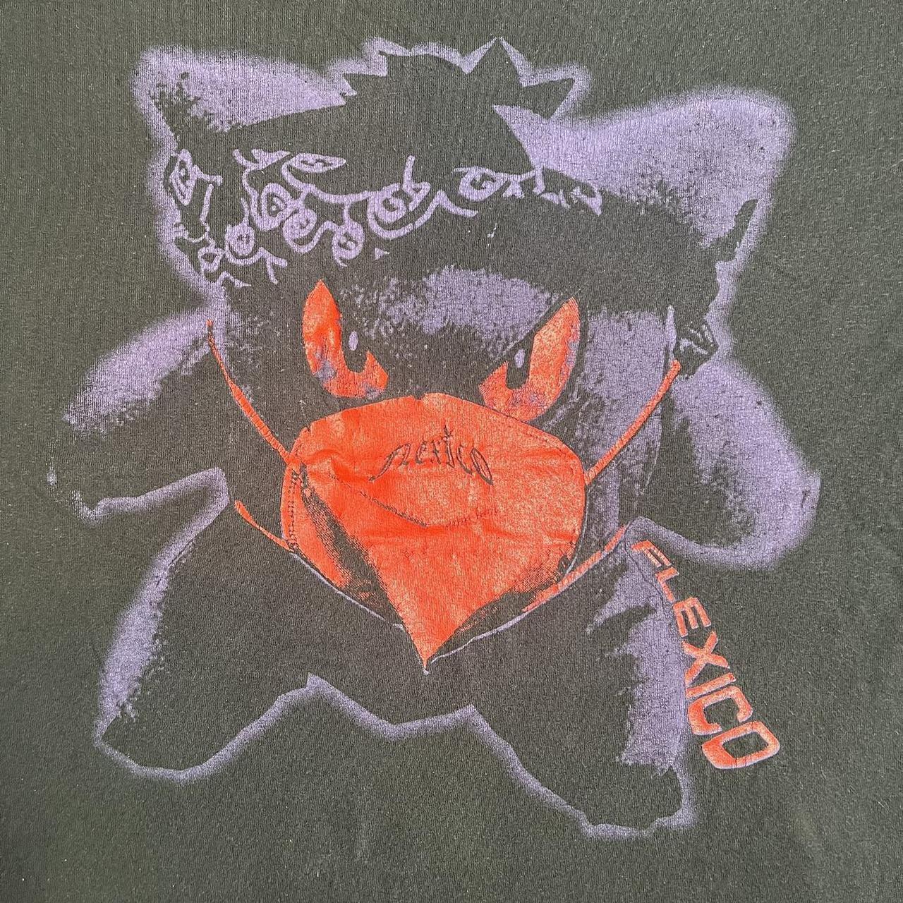 GOTH MONEY Flexico Gengar Tee - Size Large -... - Depop