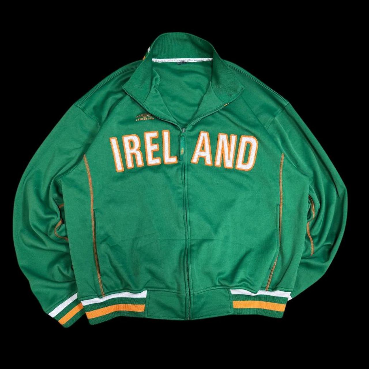 vintage umbro Ireland track jacket size medium, few... | Depop