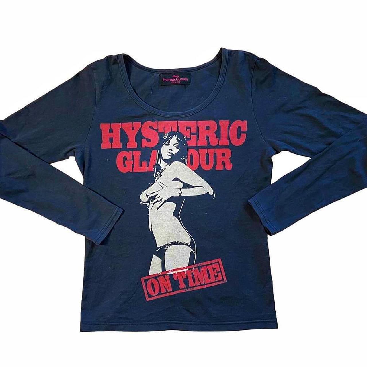 Hysteric Glamour Women's Black and Red Shirt | Depop