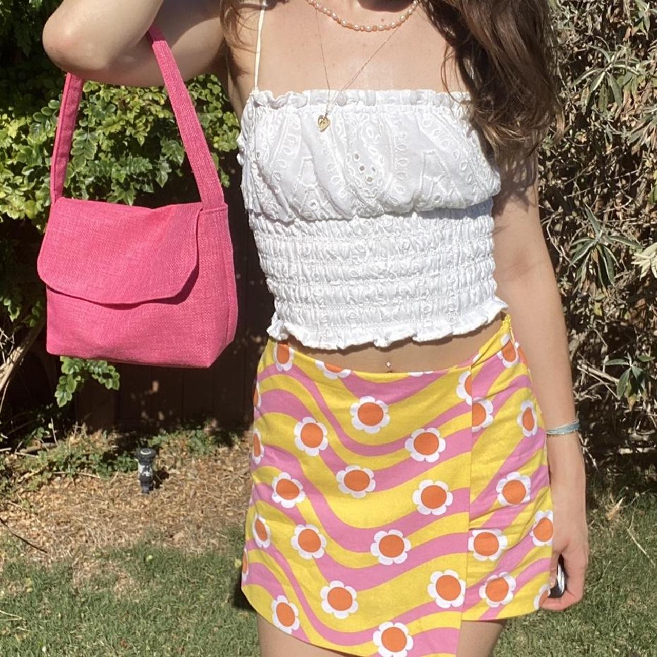 Barbie pink mini purse handmade by me! Magnetic snap... - Depop