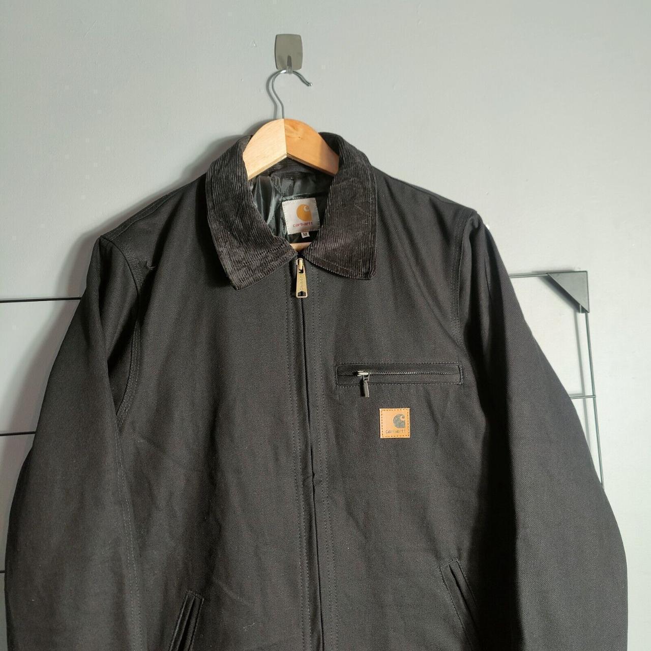 Vintage Carhartt Detroit Jacket Black Size M - Depop