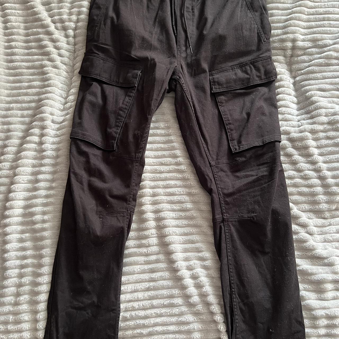 Black Cargos - Depop
