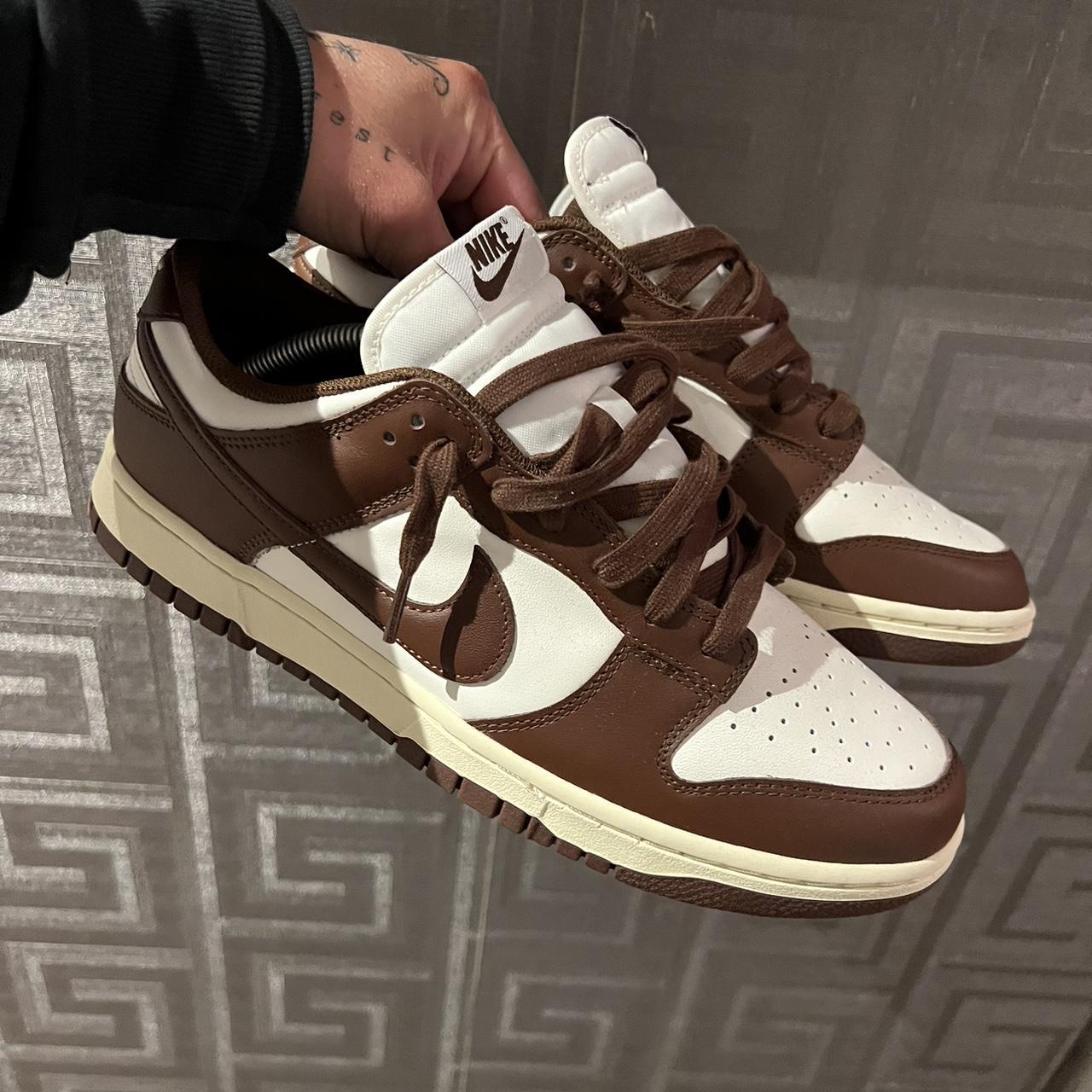 Nike dunk cocoa uk 9 brand new box inc Need quick sale - Depop