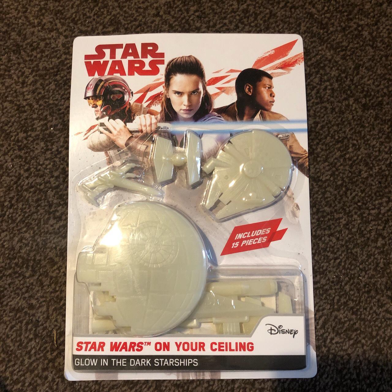Star Wars glow in the dark ceiling models Never... - Depop