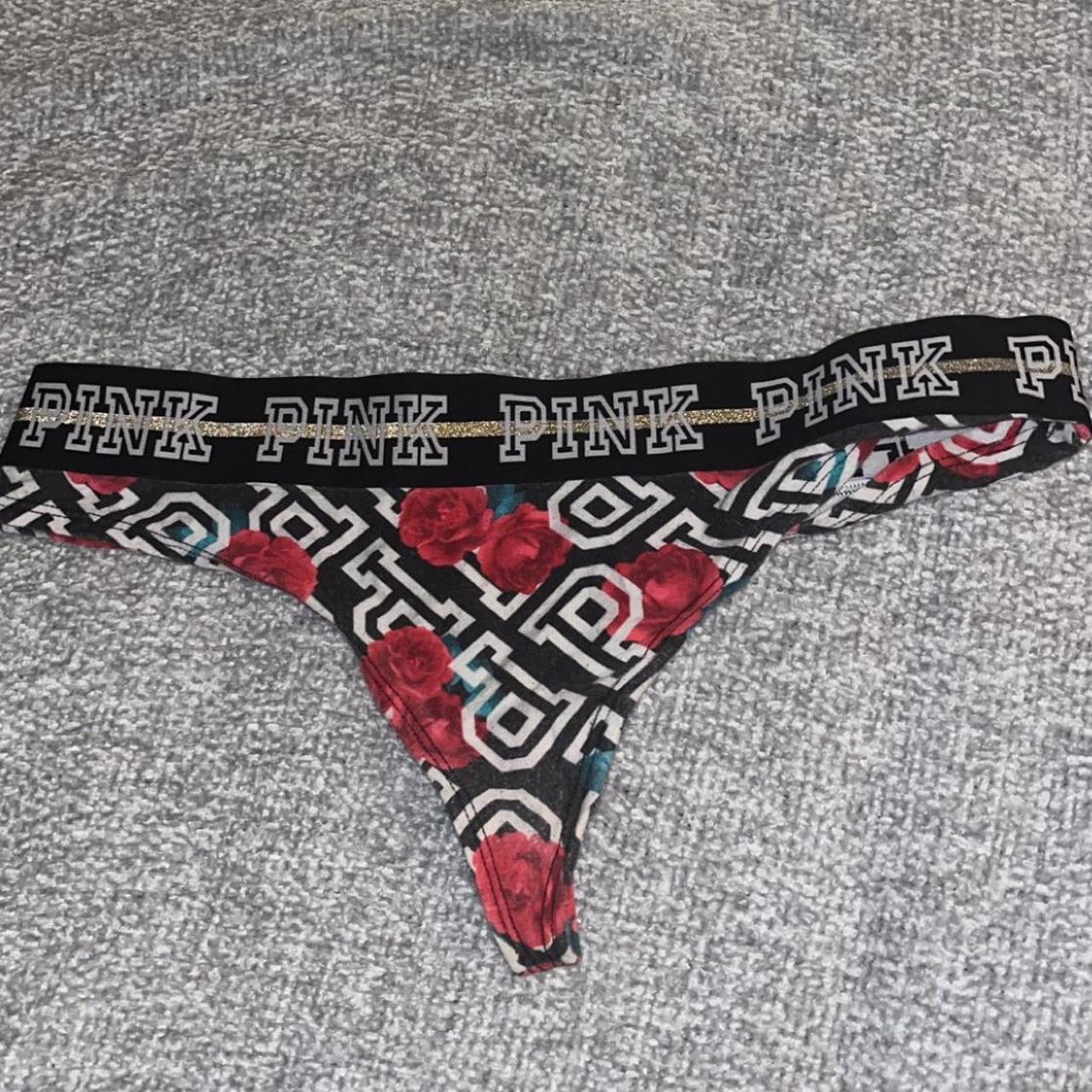 Victoria Secret PINK thong Size 12/14 - Depop