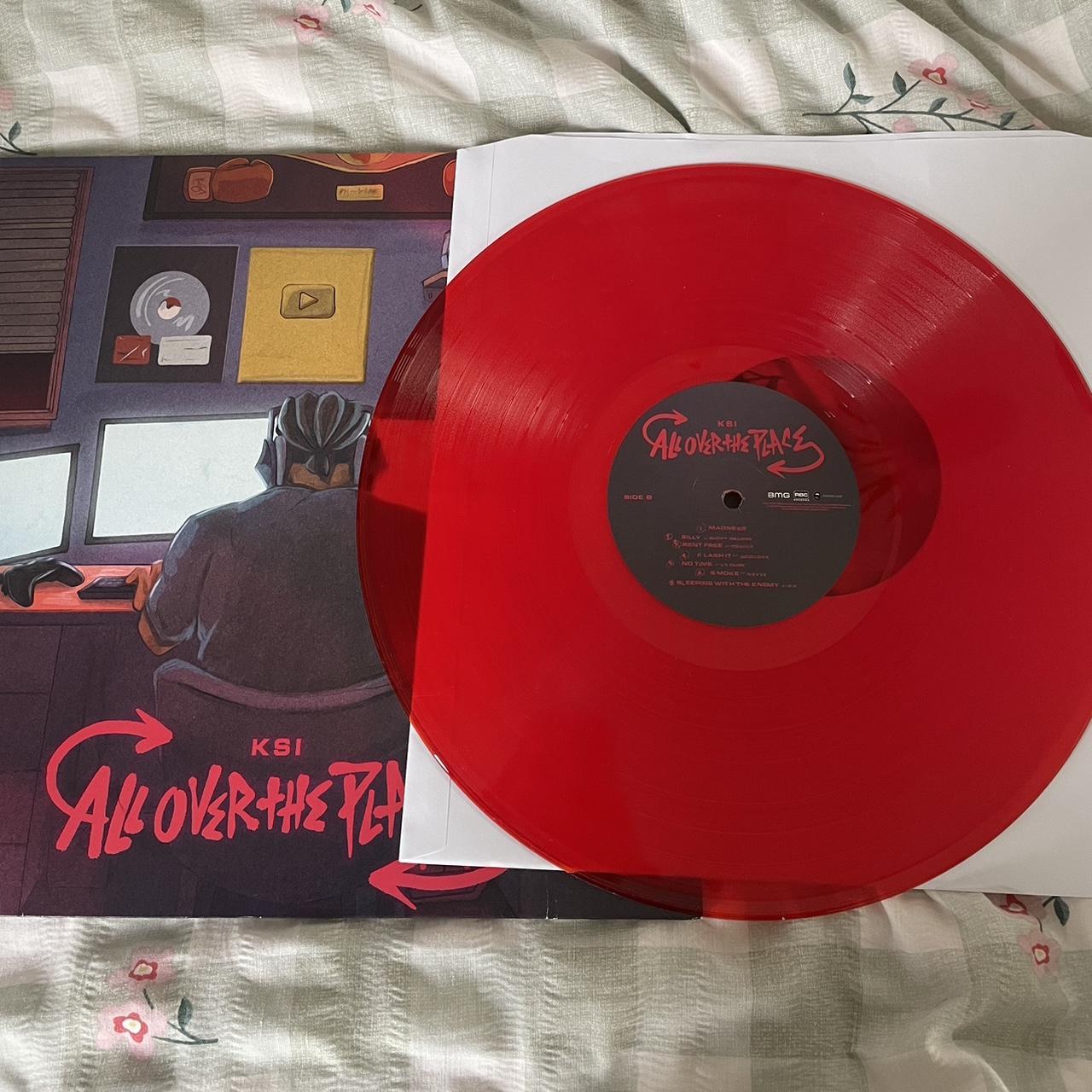 KSI all over the place red vinyl. Not in film but... - Depop
