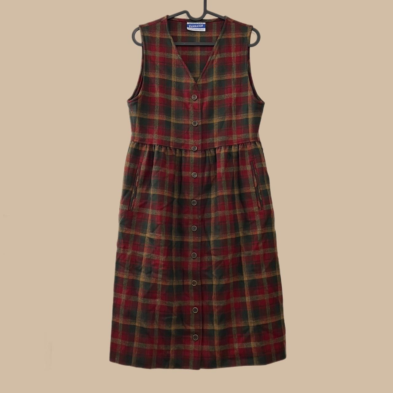 Pendleton Women's Red Dress | Depop