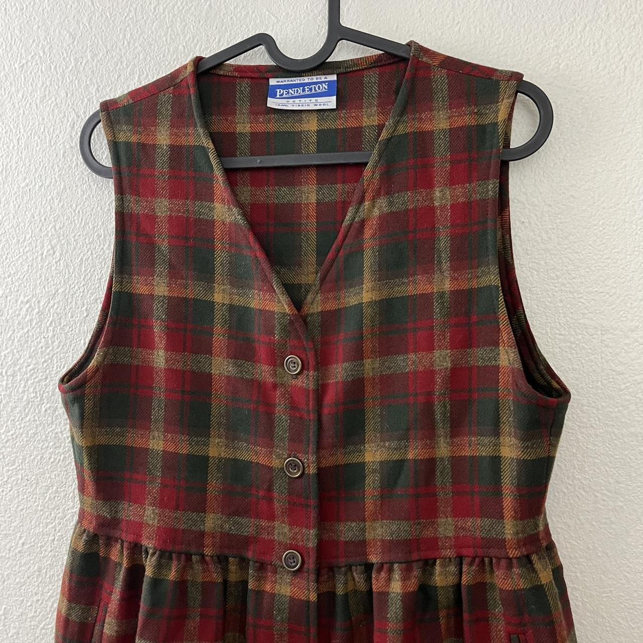 Pendleton Women's Red Dress | Depop